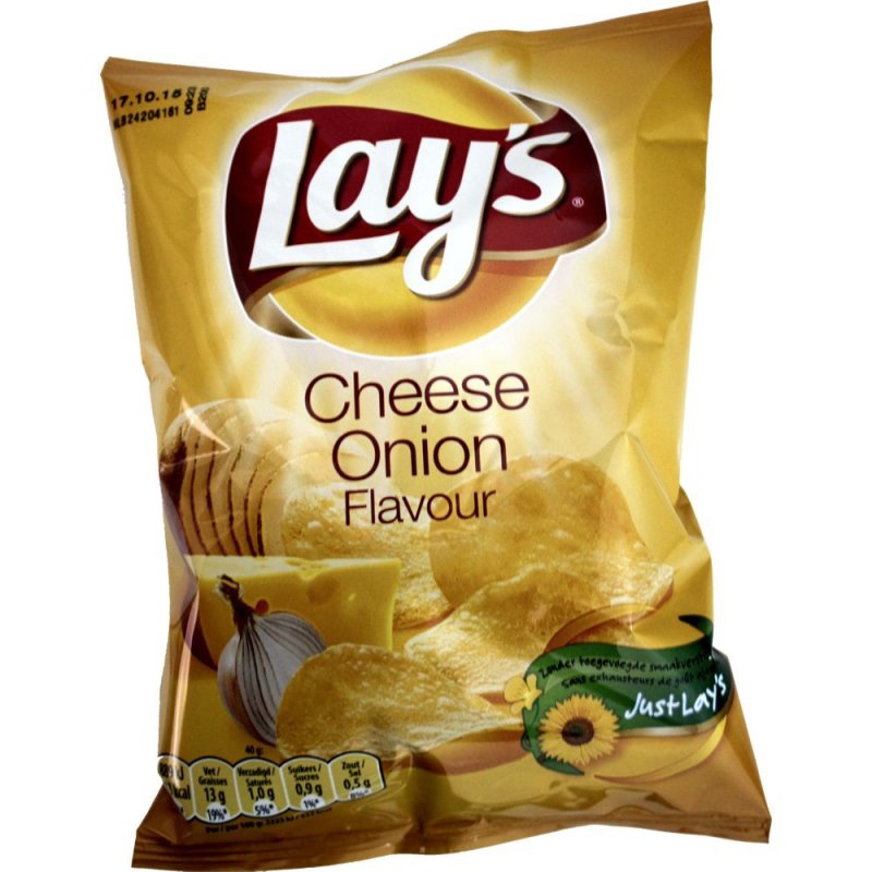 Lays Holland Chips Cheese Onion 20 x 40g (Käse & Zwiebeln)