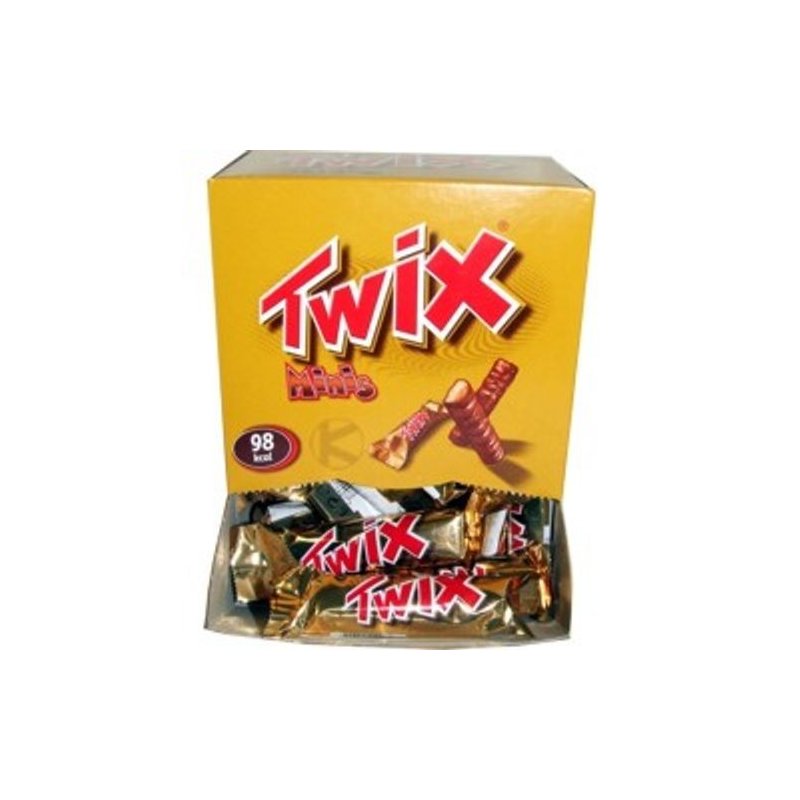 Twix Minis Schokoladenriegel, 700g Box