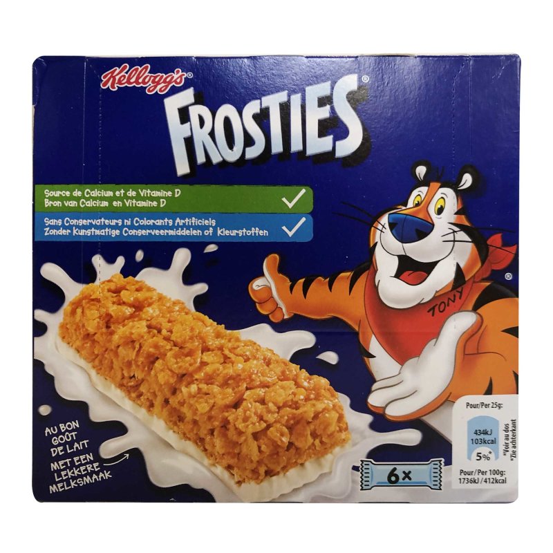 3x Kellogg's Frosties Müsliriegel 6 Riegel à 25g (3x150g Packung)