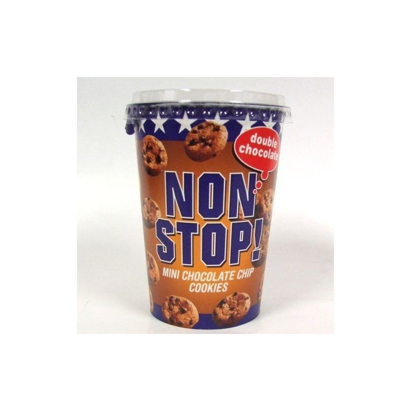 Non Stop! Mini Chocolate Chip Cookies 125g (double chocolate)