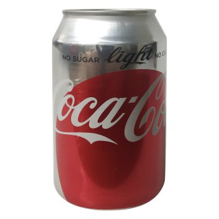 Coca Cola Light Coke light no sugar (24x0,33l Dosen)