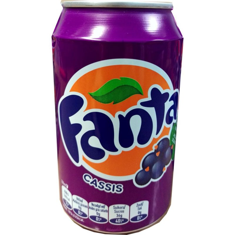 Fanta Cassis XXL-Paket schwarze Johannisbeere 72 Dosen