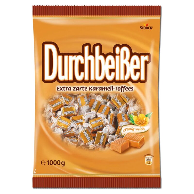 Storck Durchbeißer Karamell-Toffees Extra zart (1kg Packung)