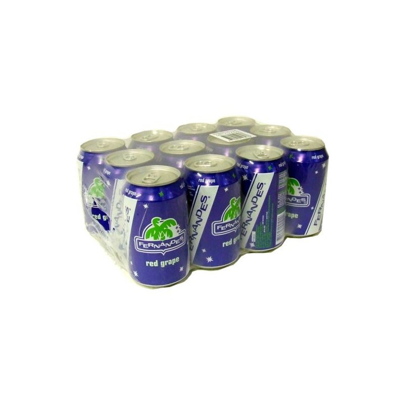 Fernandes Red Grape 12 x 0,33l Dose von Coca Cola (Rote Trauben)