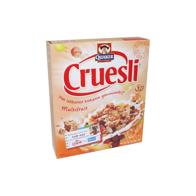Quaker Cruesli Müsli Multifrucht 500g (Multifruit)