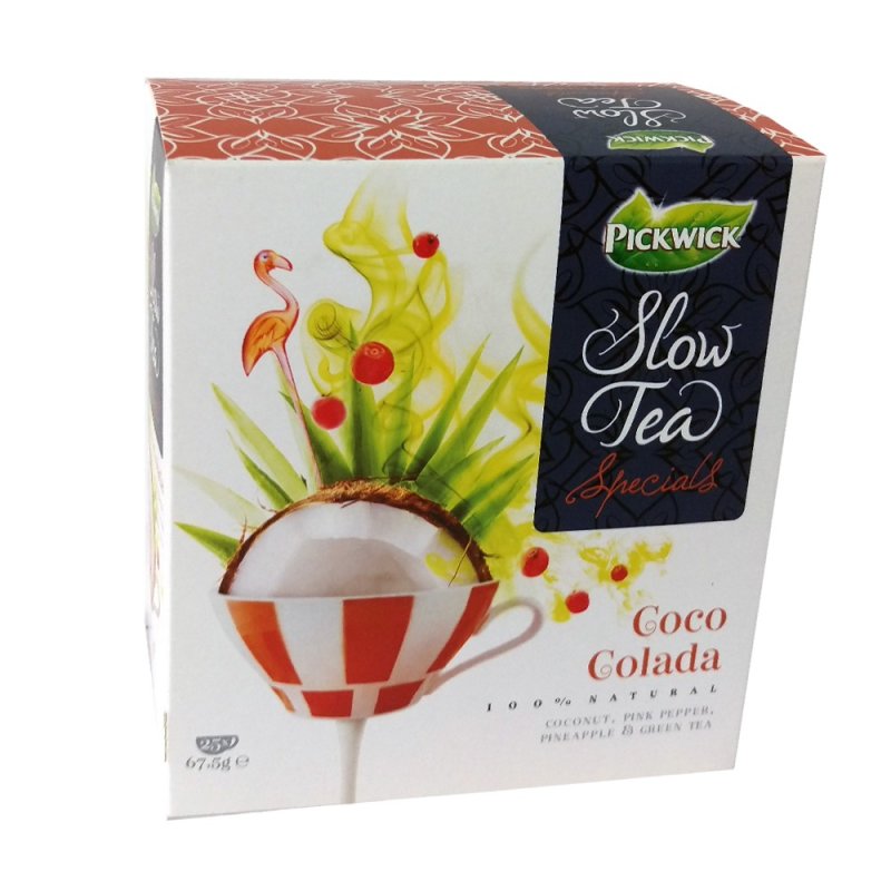 Pickwick Teebeutel Slow Tea Specials Coco Colada, 25 Beutel á 2,7g (K