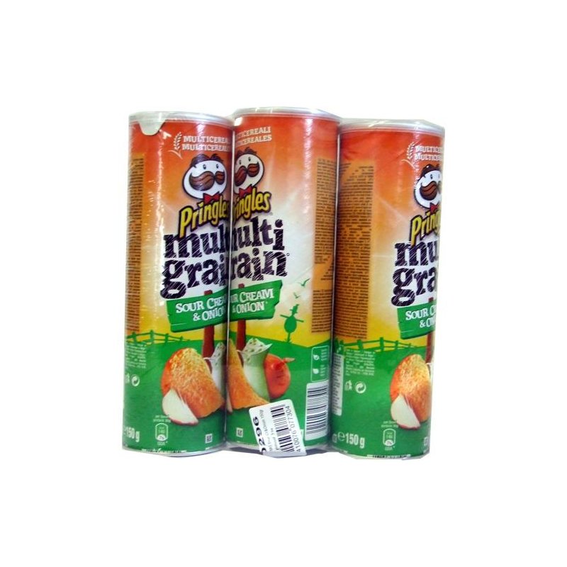 Pringles multi grain Chips Sour Cream & Onion 3 x 150 g