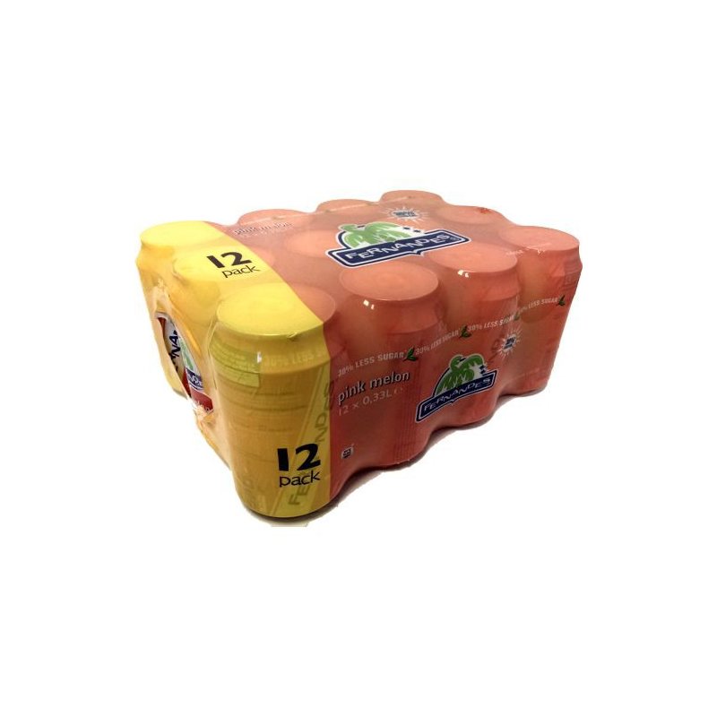 Fernandes Pink Melon 12 x 0,33l Dose von Coca Cola (Melone)