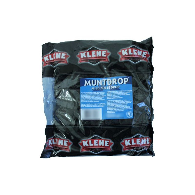 Klene Holland Lakritze Muntdrop Mild Zoete Drop 1kg (mild gesalzen)