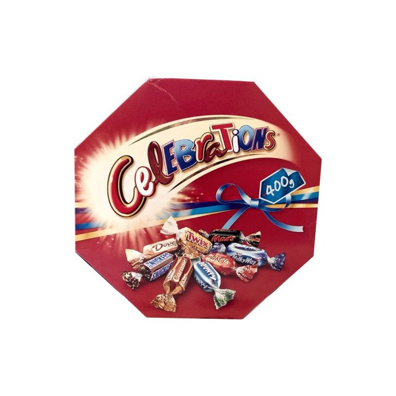 Celebrations Partymix 400g (Geschenk-Box mit Dove Caramel)