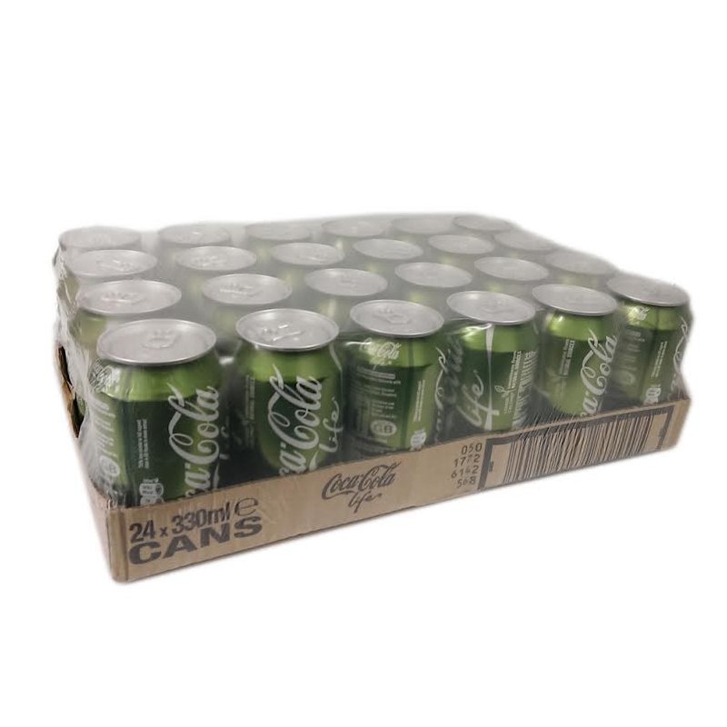 Coca Cola Life 24 Dosen á 0,33l Dose (Coca Cola Stevia, Coke)