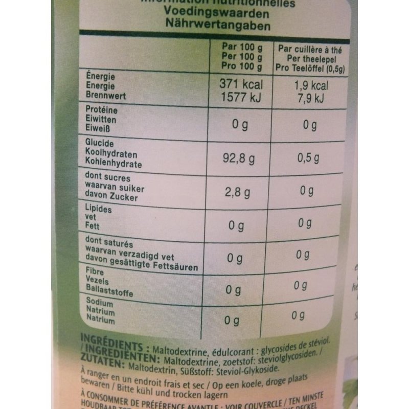 Nevella Stevia Süßstoff 75g Dose (Süßstoff-Pulver)