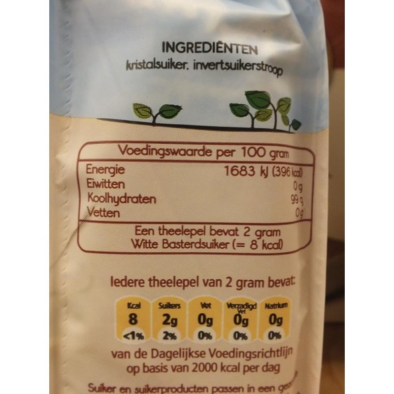 Van Gilse Witte Basterd Suiker 12 x 600g (Zucker zum backen von Kuche