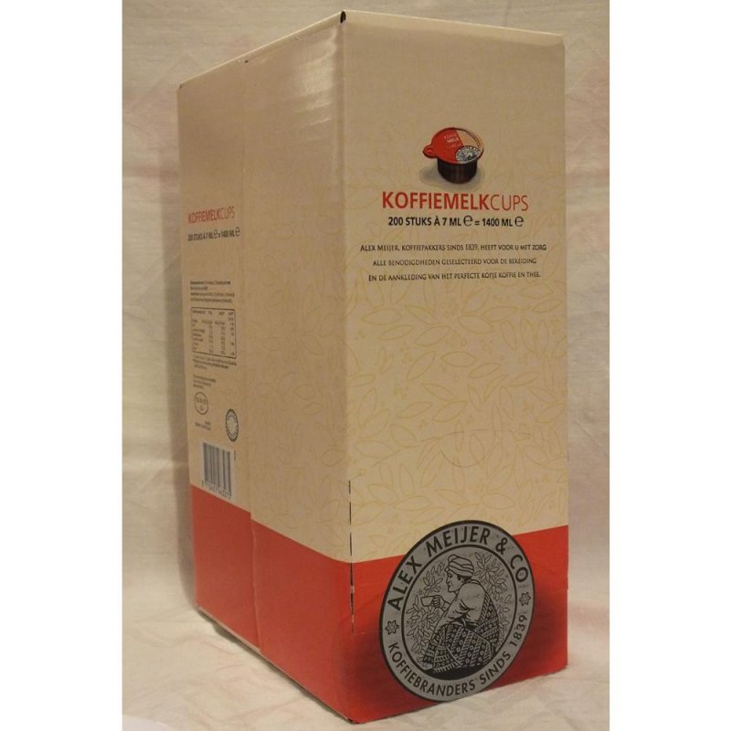Alex Meijer Kaffee-Milch 200 x 7ml Cups (Koffiemelkcups)
