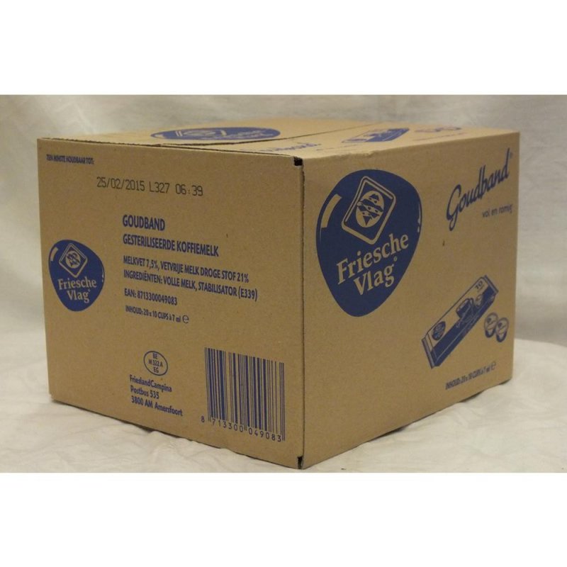 Friesche Vlag Kaffee-Milch cremig 20 Packungen á 10 x 7ml Cups (Goudb
