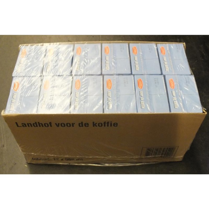 Landhof Kaffee-Milch 12 x 968ml Karton Pack (voor de koffie)