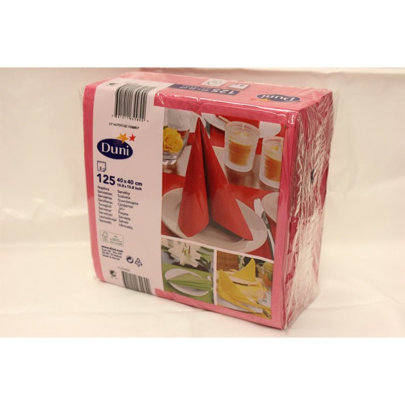 Duni Servietten fuchs, 2. Lagig, 40 x 40cm, 125 Stck.