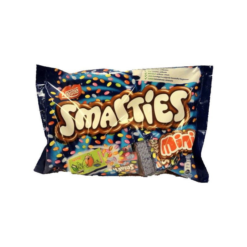 Smarties Mini 216g Beutel von Nestle (Schokolinsen)