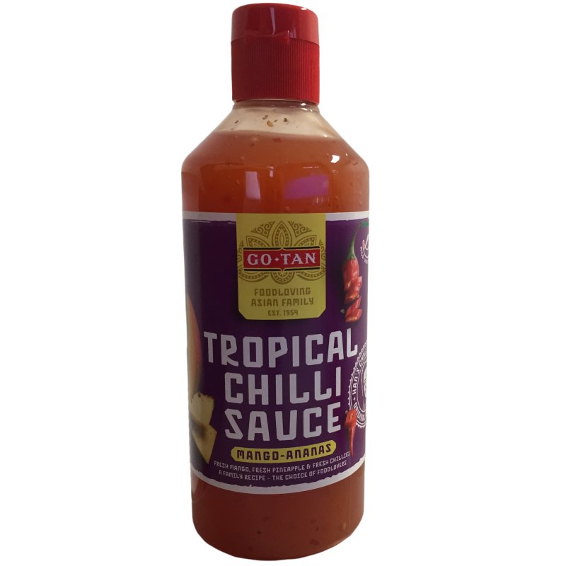 GoTan Sweet Chilli Sauche Mango & Ananas 500ml Flasche