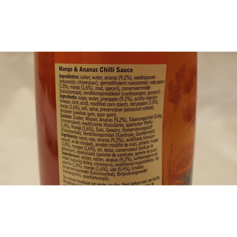 GoTan Sweet Chilli Sauche Mango & Ananas 500ml Flasche