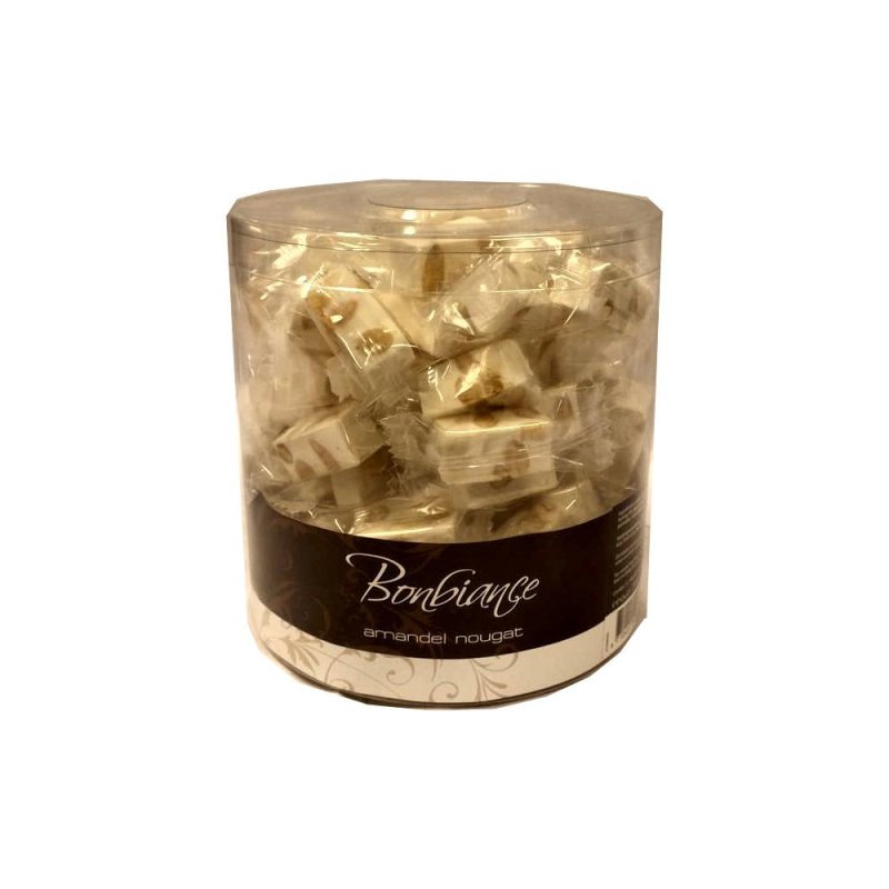 Bonbiance amandel nougat 700g Runddose (Mandel Nougat)