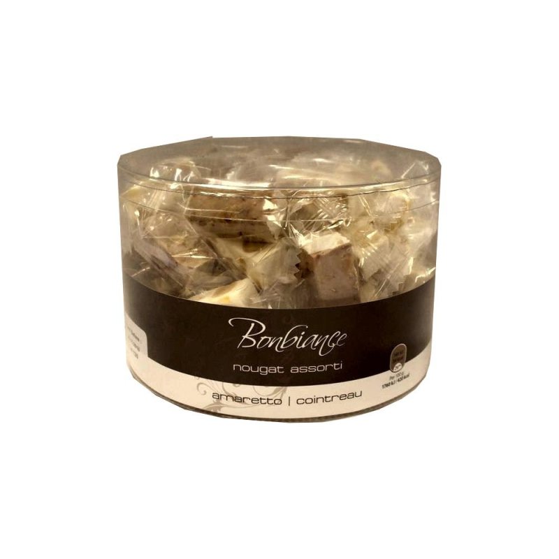Bonbiance nougat assorti amaretto cointreau 400g Runddose (Amaretto-