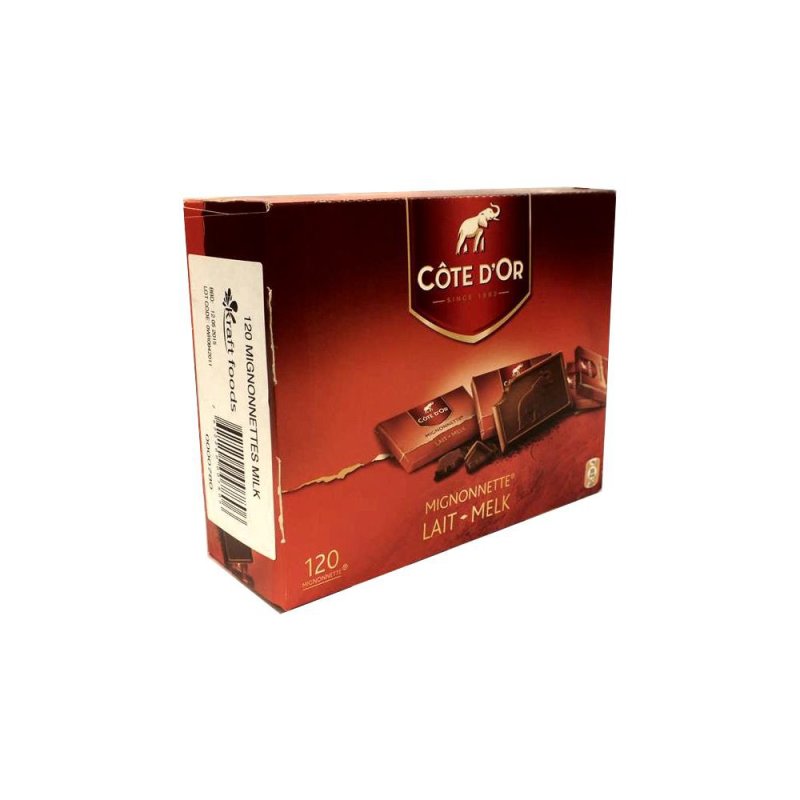 Côte d'Or Mignonnette Lait-Melk 120 x 10g Packung (Vollmilchschokolad