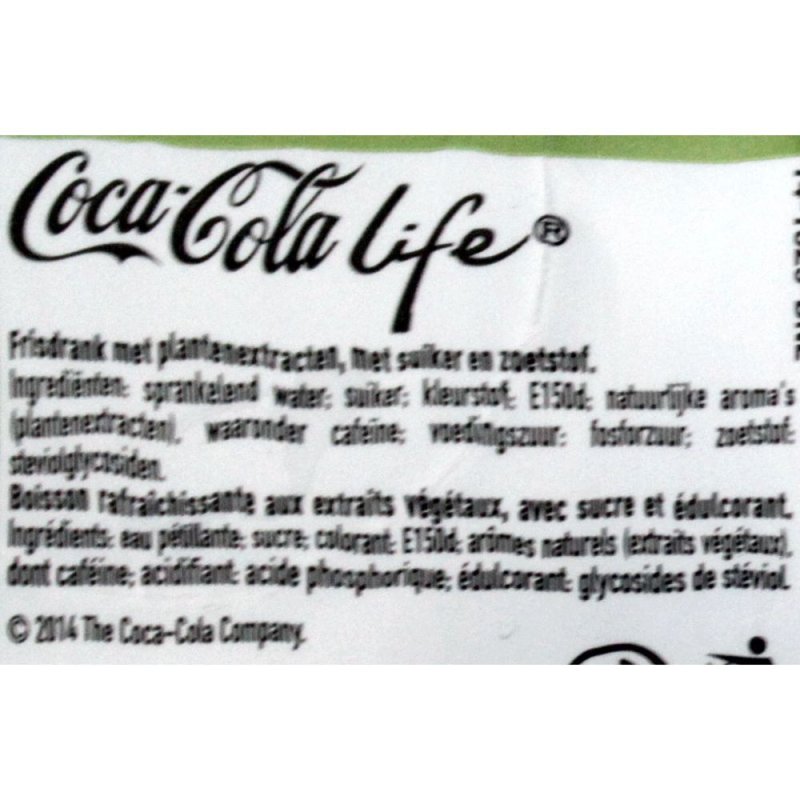 Coca Cola Life 2 Pack á 6 x 0,33l Dose eingeschweißt (12 Dosen Coca C