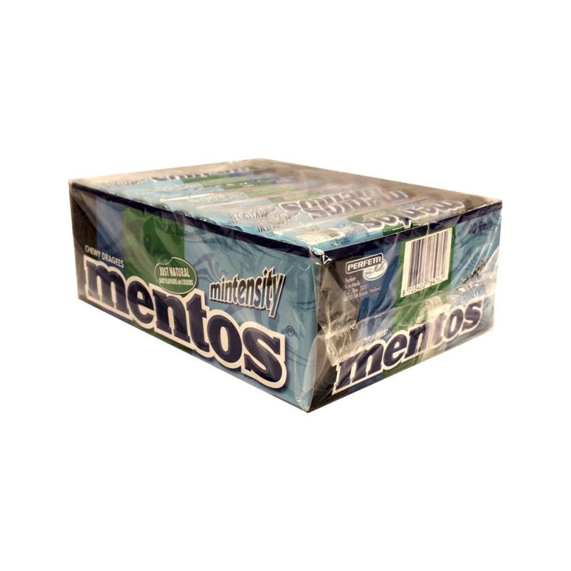Mentos Mintensity Kaudragees 40 x 37,5g Packung (4 Fach sortiert, Air