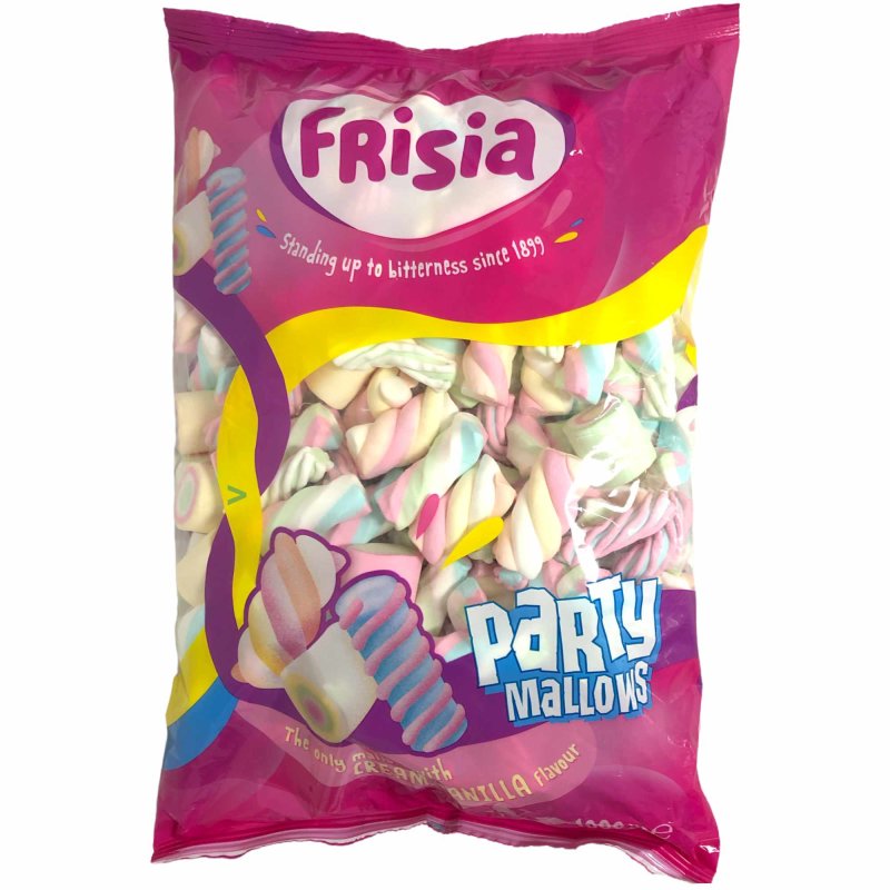 Frisia Schaumzucker Feest Spekken Party Marshmallows (1000g XXL Beute