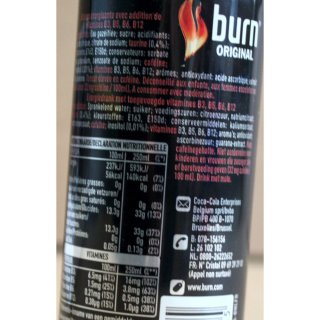 Burn Intense Energy Drink 24 x 0,25l Dose IMPORT (Coca Cola Burn)