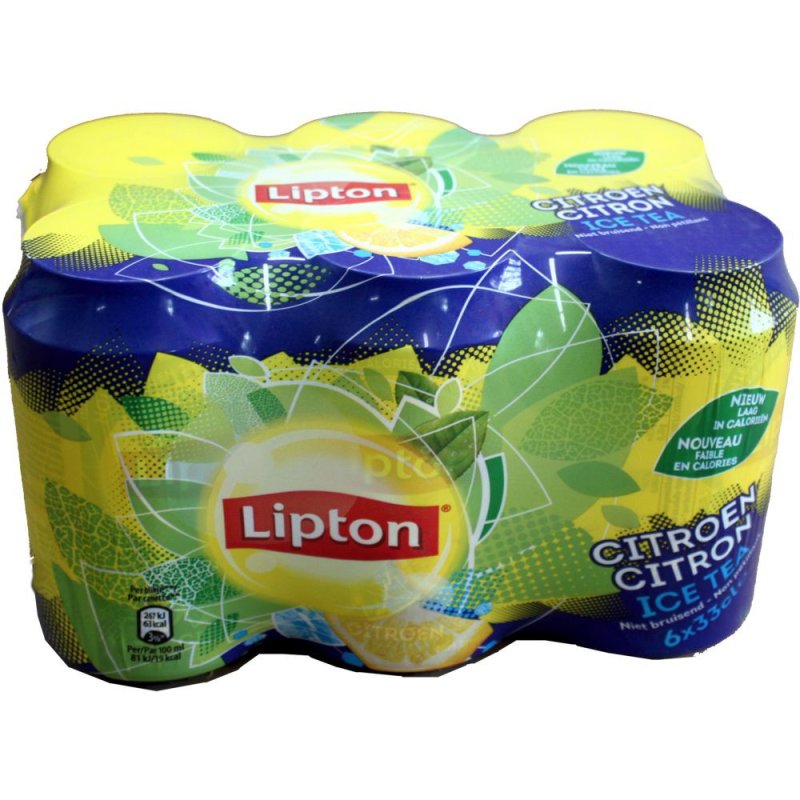 Lipton Ice Tea Citroen 1 Pack á 6 x 0,33l Dose IMPORT (6 Dosen Eistee