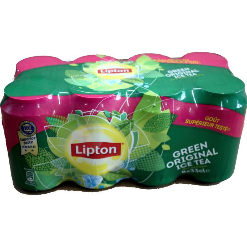 Lipton Ice Tea Green Original 1 Pack á 8 x 0,33l Dose IMPORT (8 Dosen