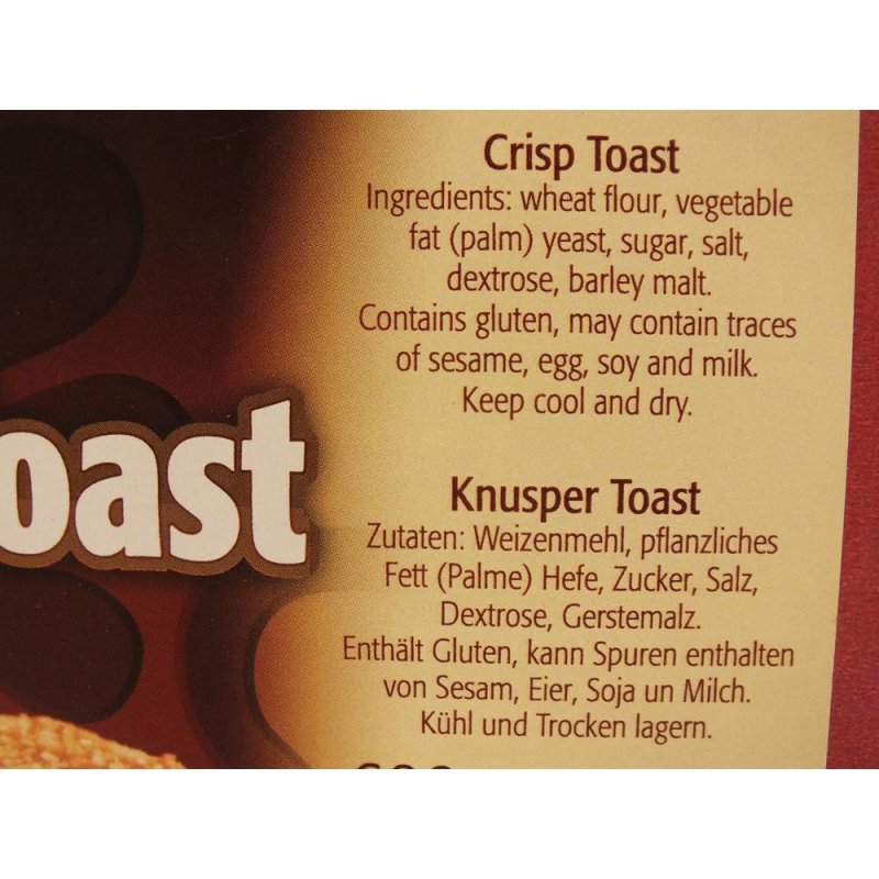 Jos Poell Krokant Toast 150 Stck. Karton