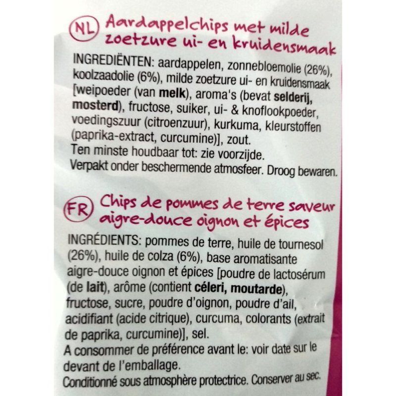 Lays Chips Bicky Crisp 20 x 40g Karton (Bicky Burger Chips)