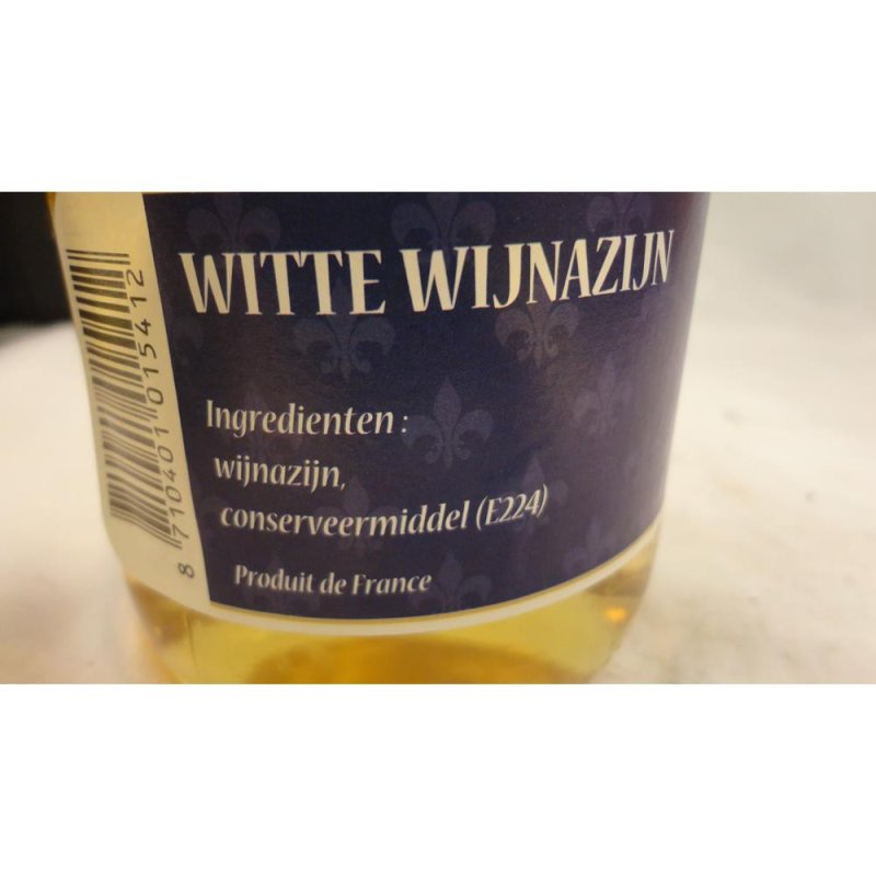 Rois de France Witte Wijnazijn 750ml Flasche (Weißweinessig)