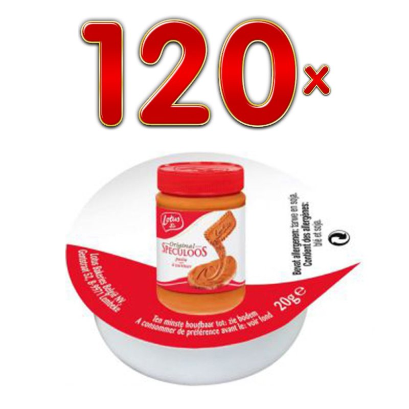 Lotus Speculoos Pasta 120 x 20g Einzelportionen (Spekulatius Brotaufs