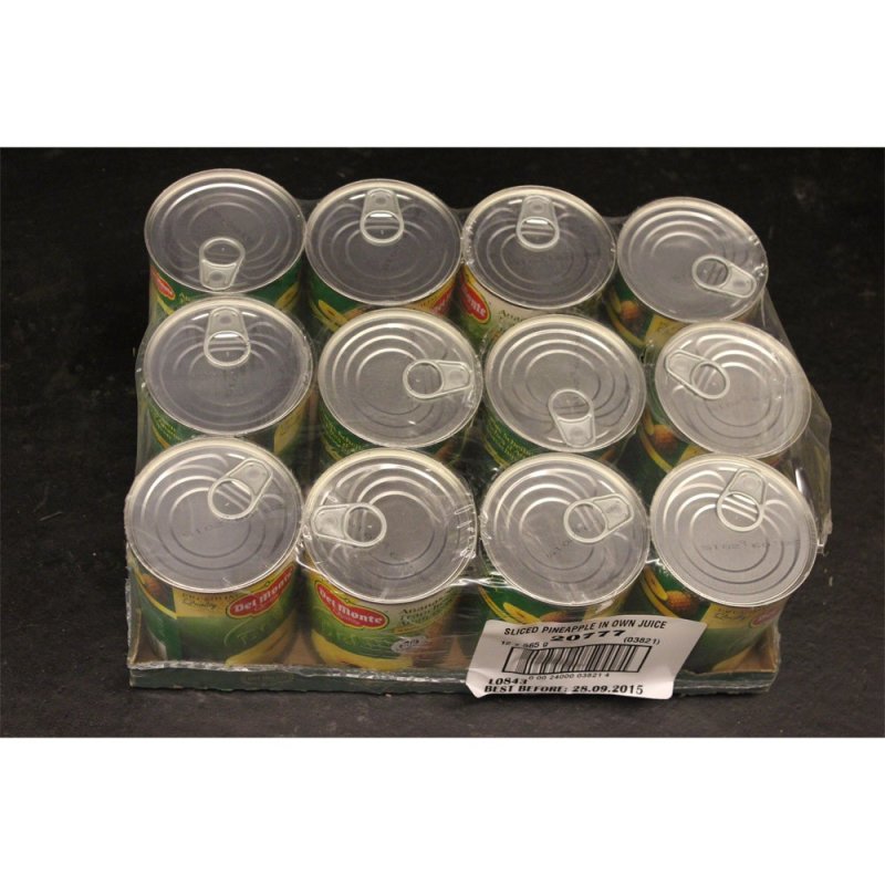 Del Monte Sliced Pineapple 12 x 565g Konserve (Ananas Scheiben)