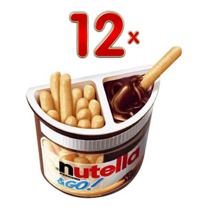 Nutella Snack & Go 12 x 52g (Sticks & Nuss- Nougat- Creme)