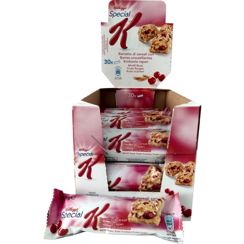 Kelloggs Spezial K Riegel Fruits Rouges 30 x 21,5g (rote Früchte)