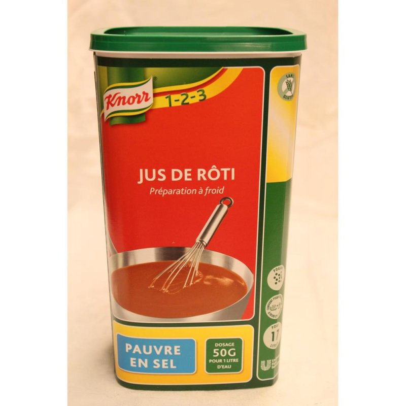 Knorr Jus de Rôti Pauvre en Sel 850g Dose (Soße zum kalt zubereiten