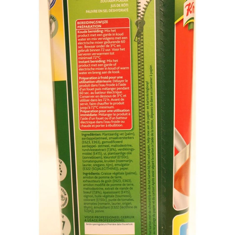 Knorr Jus de Rôti Pauvre en Sel 850g Dose (Soße zum kalt zubereiten