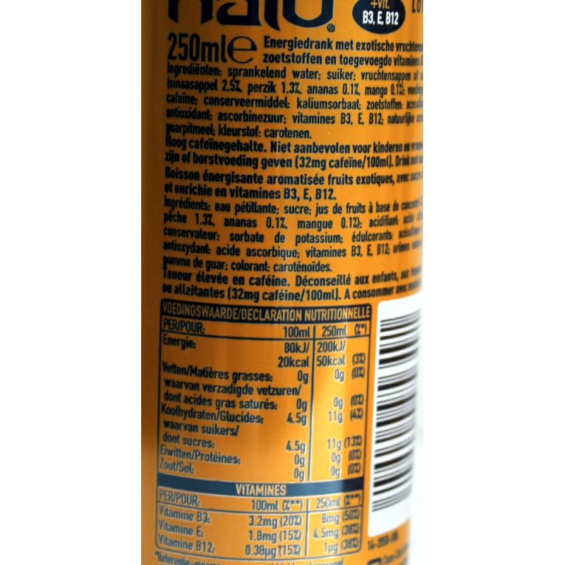 Coca Cola Nalu Exotic Energy Drink 24 x 0,25l Dose IMPORT (Exotic Fru