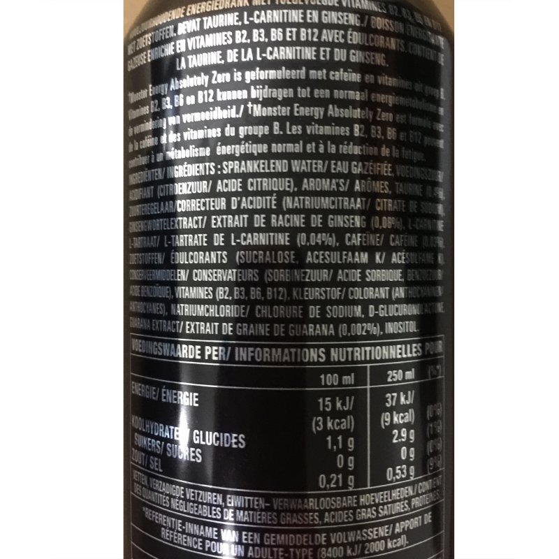 Monster Energy Drink Absolutely Zero (Zuckerfrei)