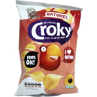 Croky Chips Naturel 12 x 100g Karton