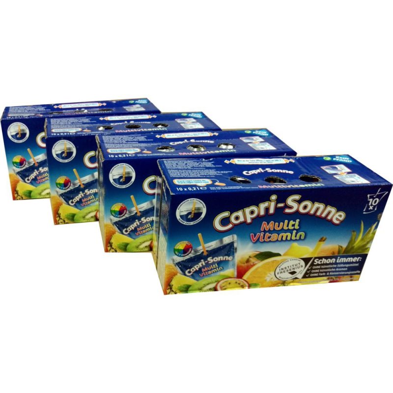 Capri Sun Multivitamin 4 Packungen á 10 x 200ml (40 gesamt)