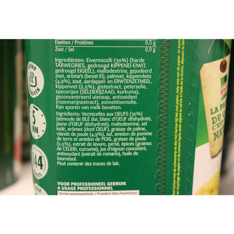 Knorr Potage Clair au Poulet 1440g Dose (Klare Hühnersuppe)