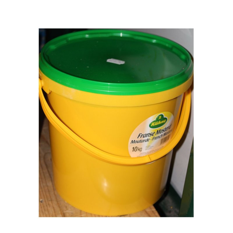 Kühne Franse Mosterd 10kg Eimer (Französischer Senf)