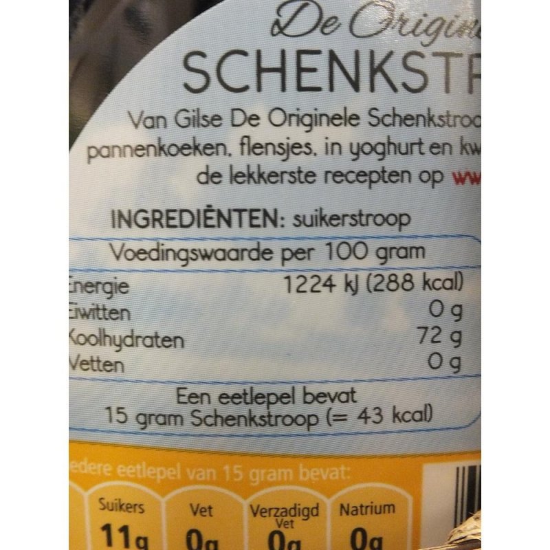 Van Gilse De Originele Schenkstroop 6 x 500g Karton (Sirup)