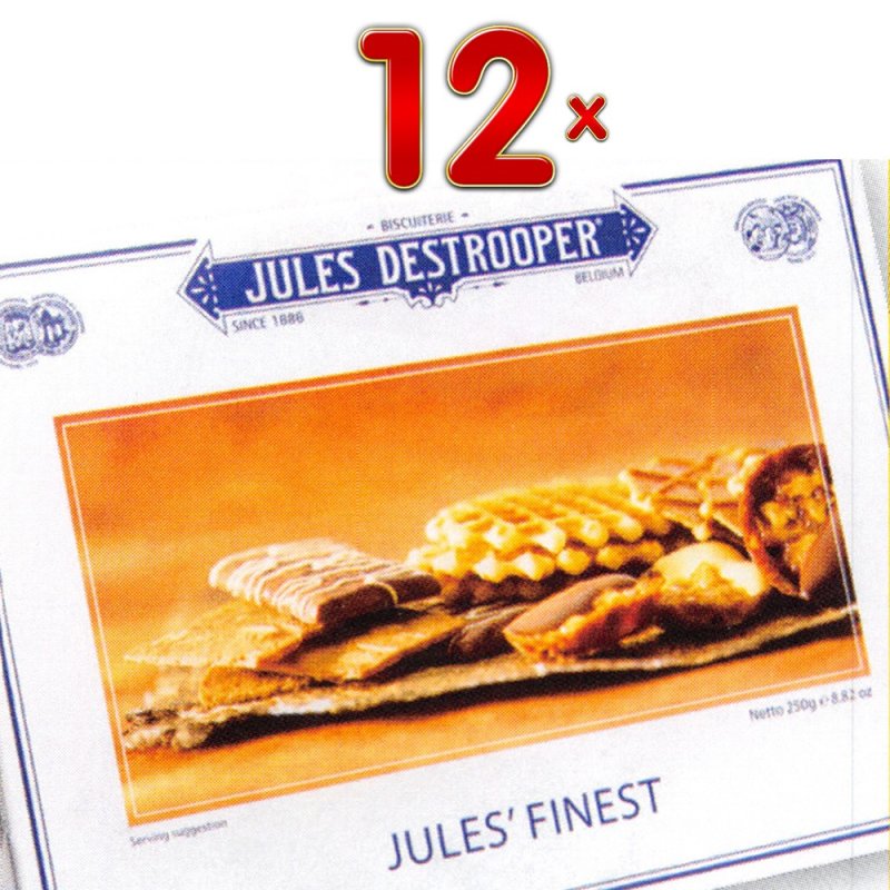 Jules Destrooper Jules' Finest 12 x 250g Packung (verschiedene Gebäck